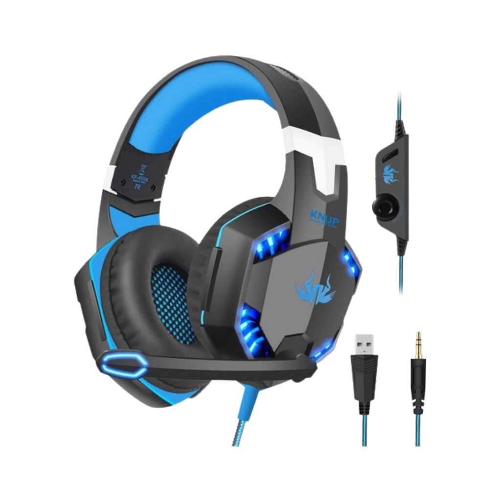 Headset Fone Gamer de ouvido com microfone Para PC Ps4 XBOX Computador Celular, P3 Headphone ...