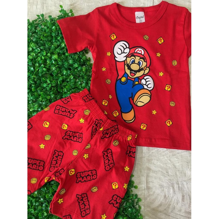 Pijama Super Mario | Shopee Brasil