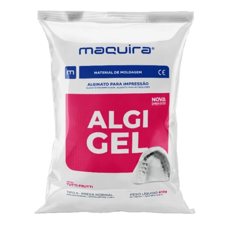 Alginato Algi-Gel Tipo II - Maquira -410g | Shopee Brasil