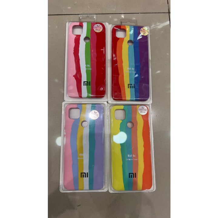 Capa Capinha Case Silicone Aveludada Arco-íris Candy REDMI 9 9A 9I NOTE 9 9S 9 PRO REDMI 10 10S ...