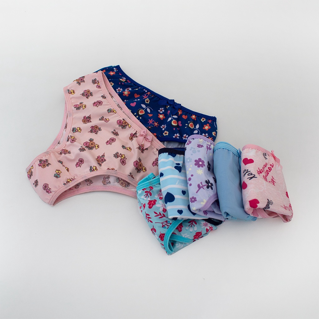 kit 10 calcinha infantil menina criança tanga microfibra juvenil ...