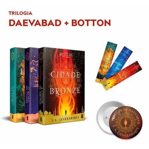 (NOVO) Trilogia Daevabad, Cidade de Bronze, Reino de Cobre, Império de ...