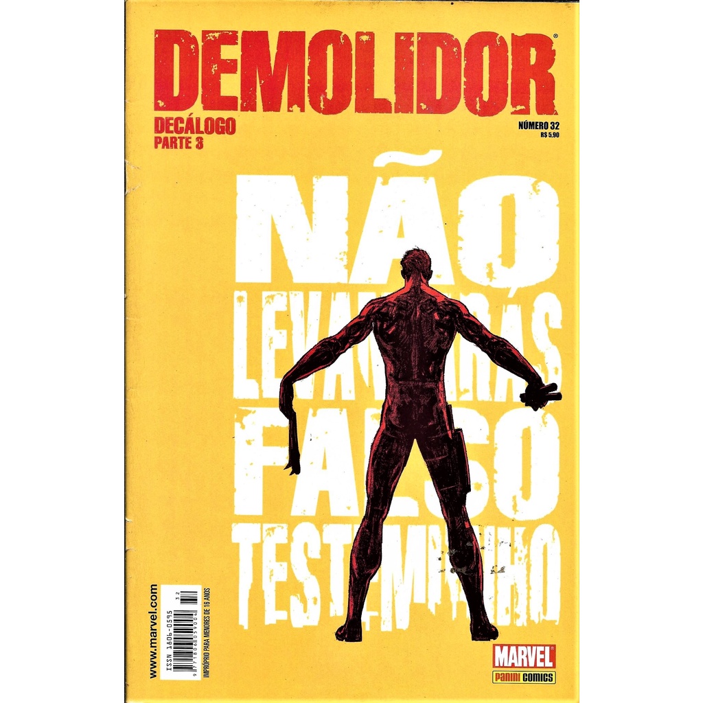 Demolidor 1ª Série Nº 32 (09/2006) Panini - Capa Comum | Shopee Brasil