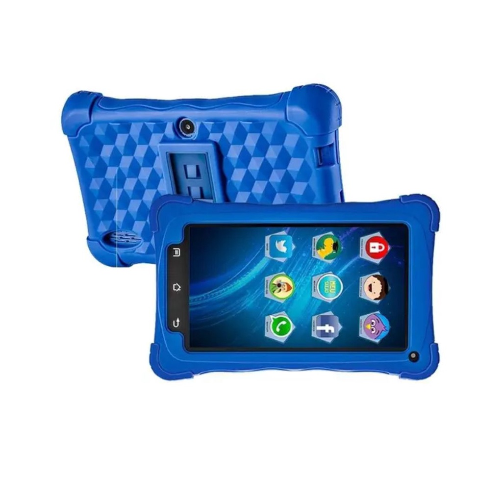 Tablet Infantil Azul mondial android 7.1 | Shopee Brasil