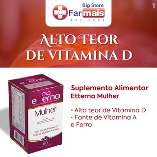 Etterna Mulher Biotina, Vitamina A,B,C,D,E E Outras | Shopee Brasil