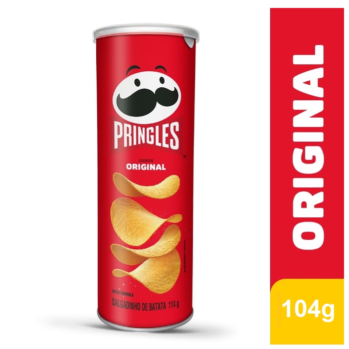 Batata Pringles Original Kelloggs 104G | Shopee Brasil