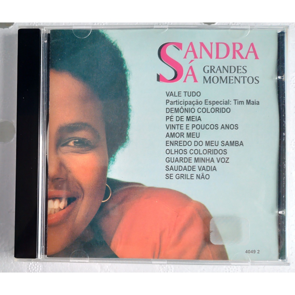 Cd Sandra Sá Grandes Momentos | Shopee Brasil