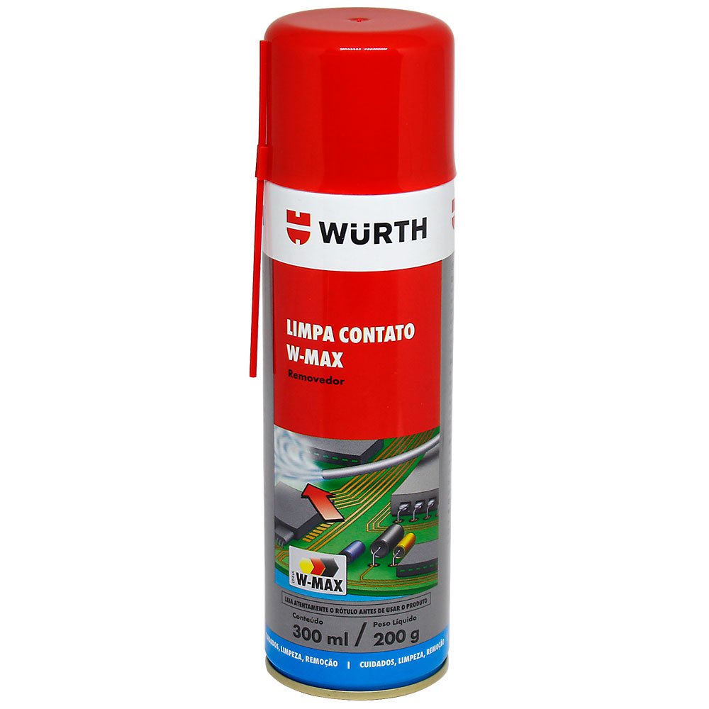 LIMPA CONTATO WURTH W-MAX EM SPRAY 300ml | Shopee Brasil