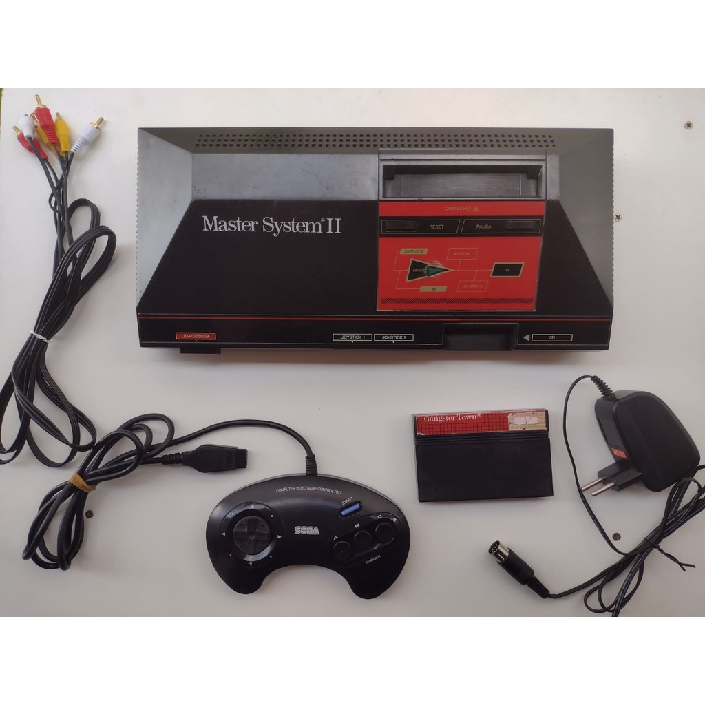 Console Master System II Tec Toy Com 1 Controle Original + 1Jogo ...