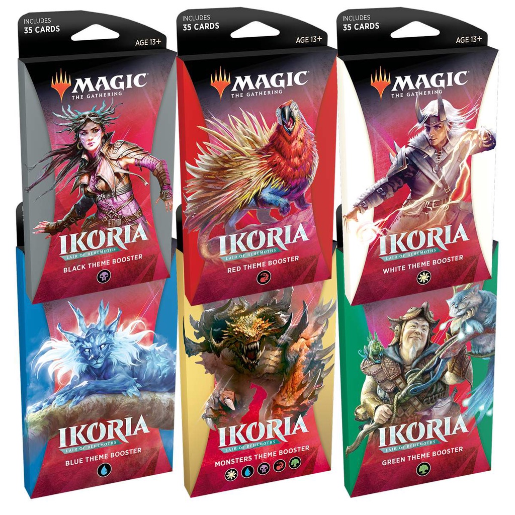 Magic Theme Booster Ikoria Terra Colossos Temático Inglês | Shopee Brasil