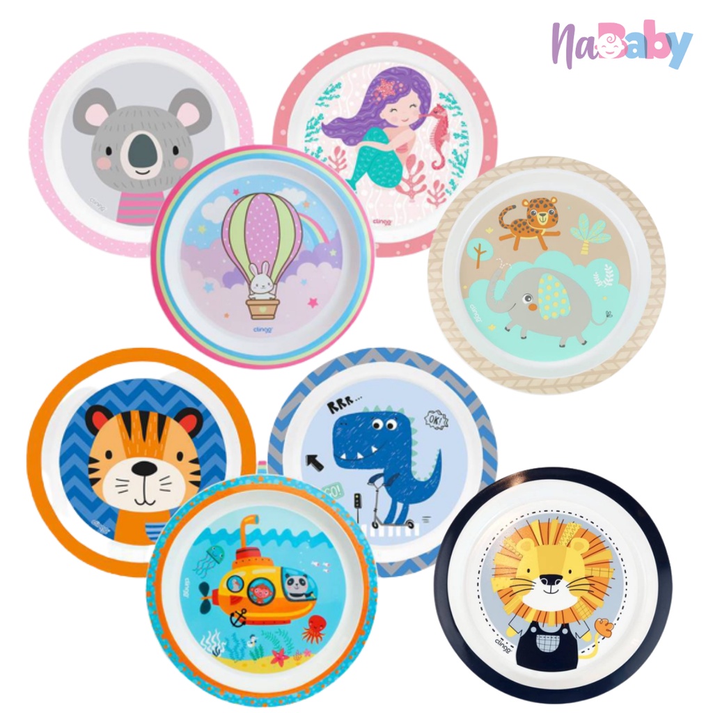 Prato / Kit de 3 Pratos - Prato Raso infantil - Microondas / Freezer ...