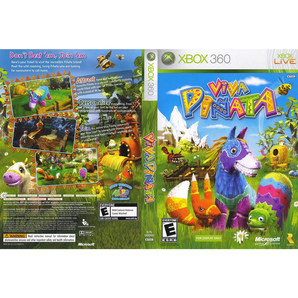 Viva Pinata P/ Xbox360 Desbloq(Jtag/Ltu/Lt/Rgh) | Shopee Brasil