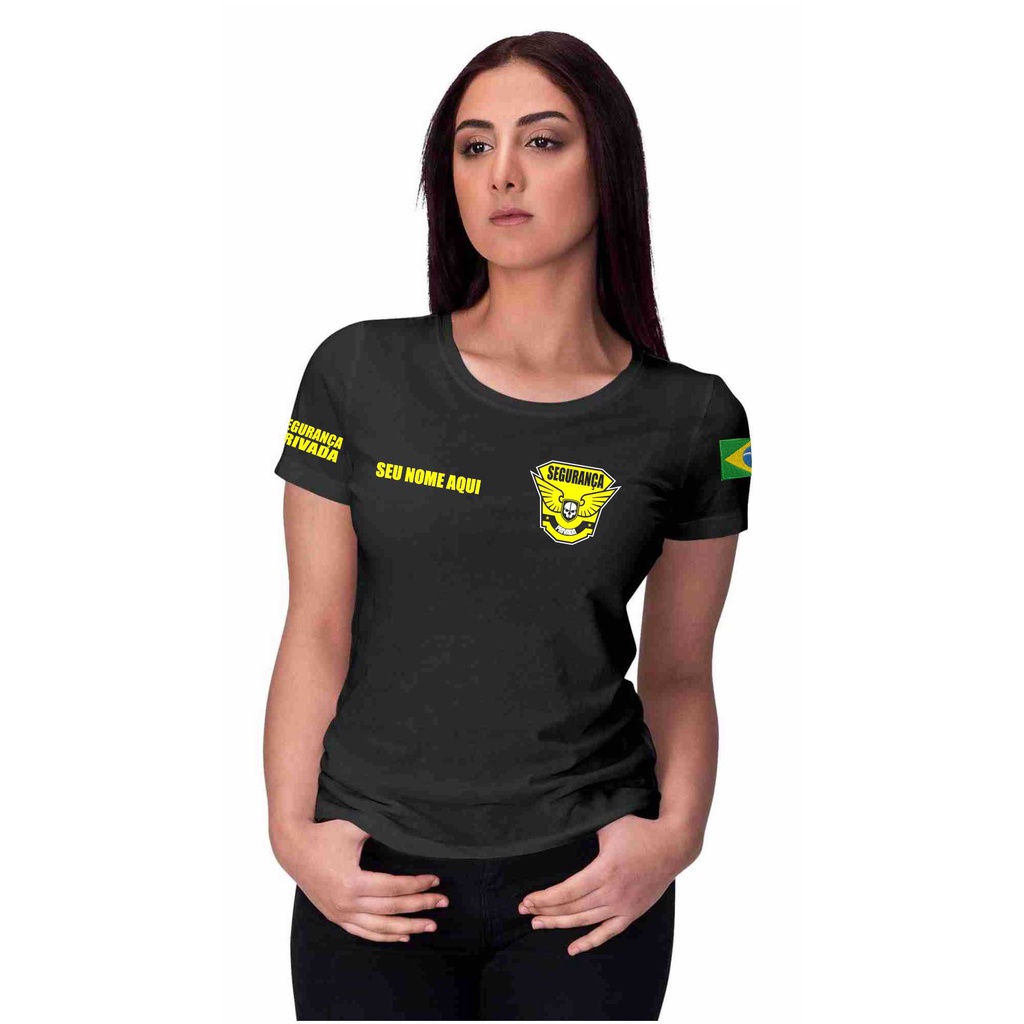 CAMISETA SEGURANÇA PRIVADA #2 COM SEU NOME | Shopee Brasil