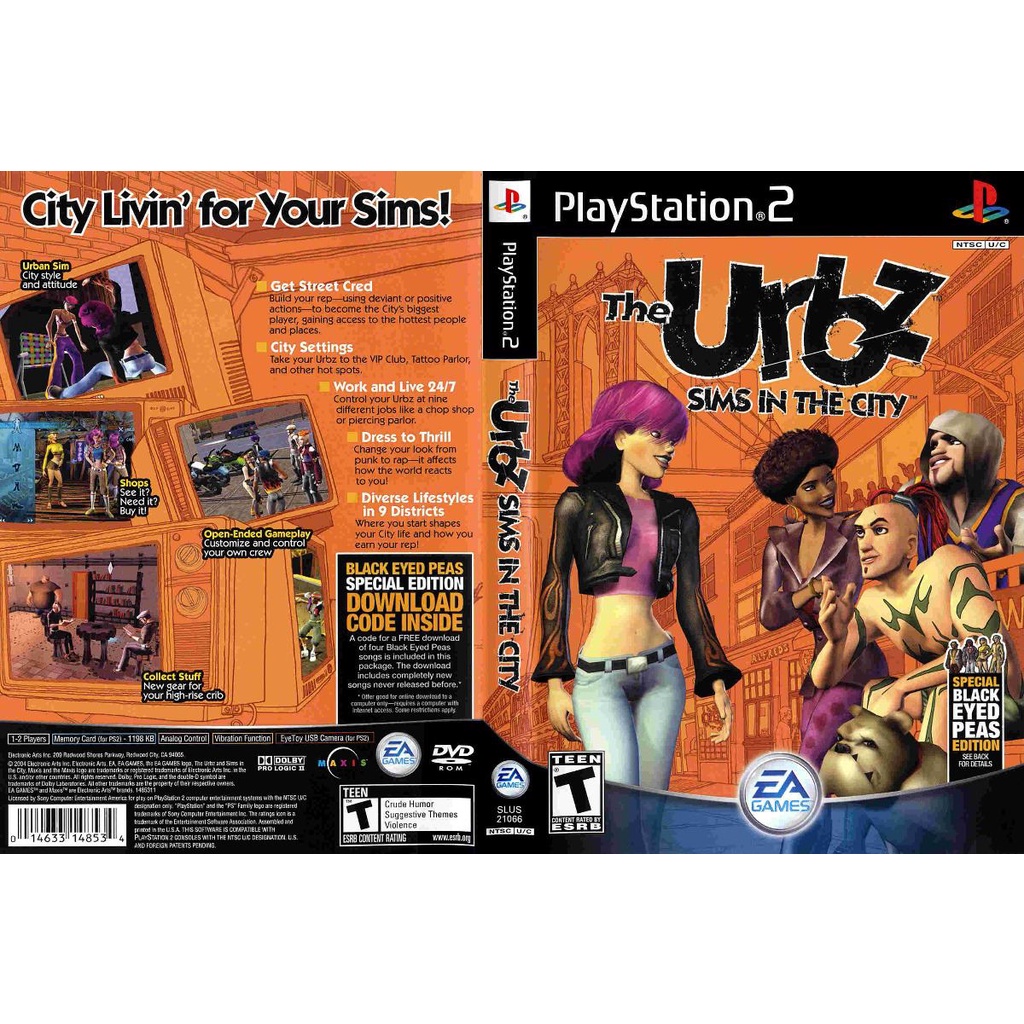 Jogo The Urbz: Sims in the City ps2 | Shopee Brasil