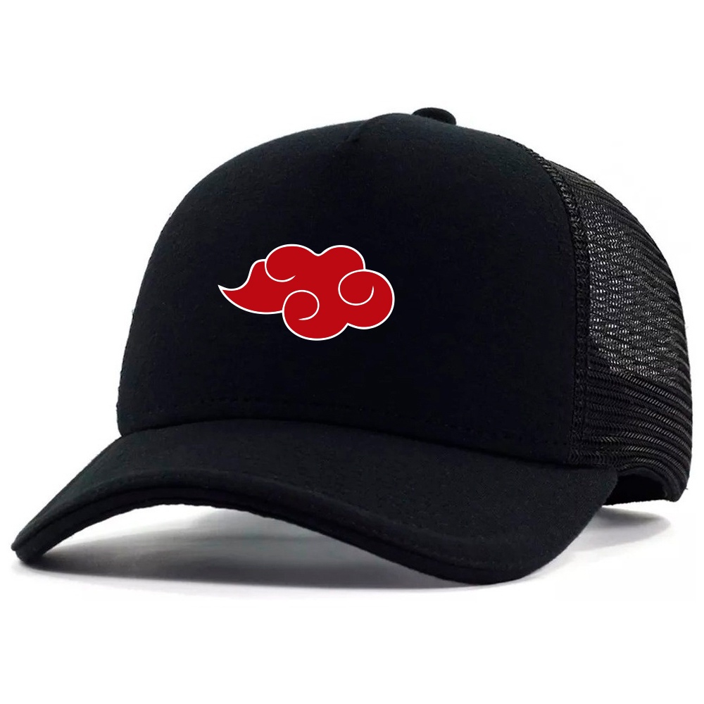 Bone Masculino Feminino Bone Naruto Preto Com Redinha Estilo Games ...