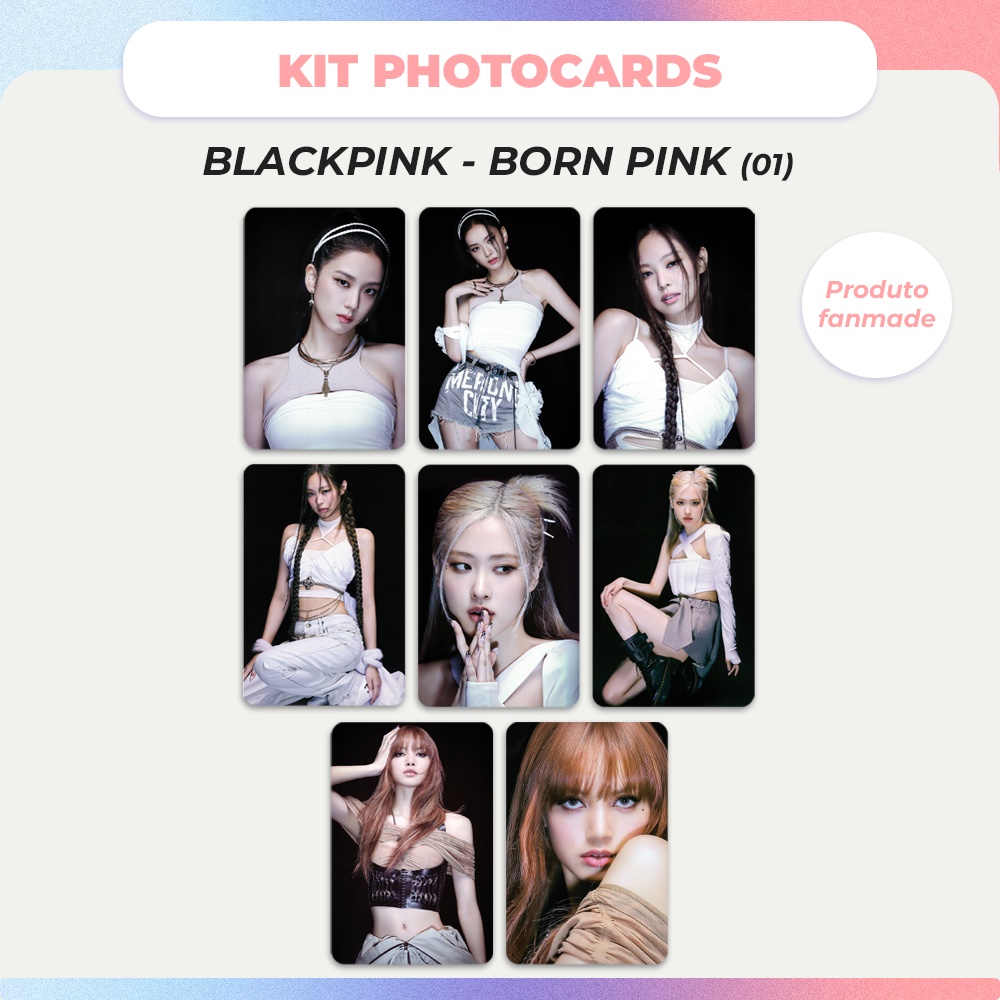 Blackpink - Born Pink | Photocards fanmade | KPOP/K-POP | Shopee Brasil