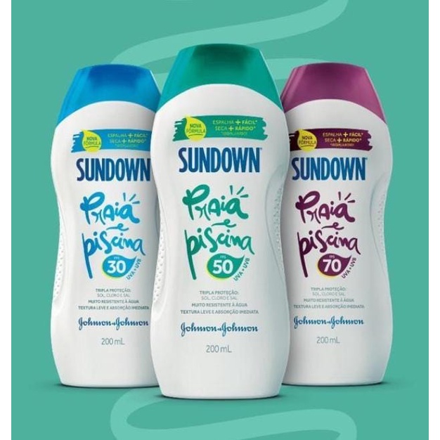 Protetor Solar Sundown Praia E Piscina 200ml | Shopee Brasil