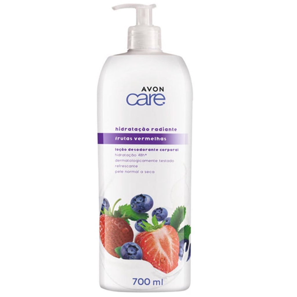 Hidratante para o corpo Avon Care Frutas vermelhas 700ml | Shopee Brasil