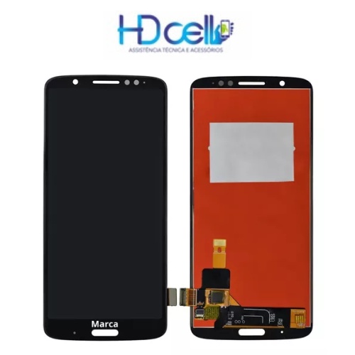 Tela Frontal Módulo Display/Touch MOTO G6 PLUS SEM ARO | Shopee Brasil