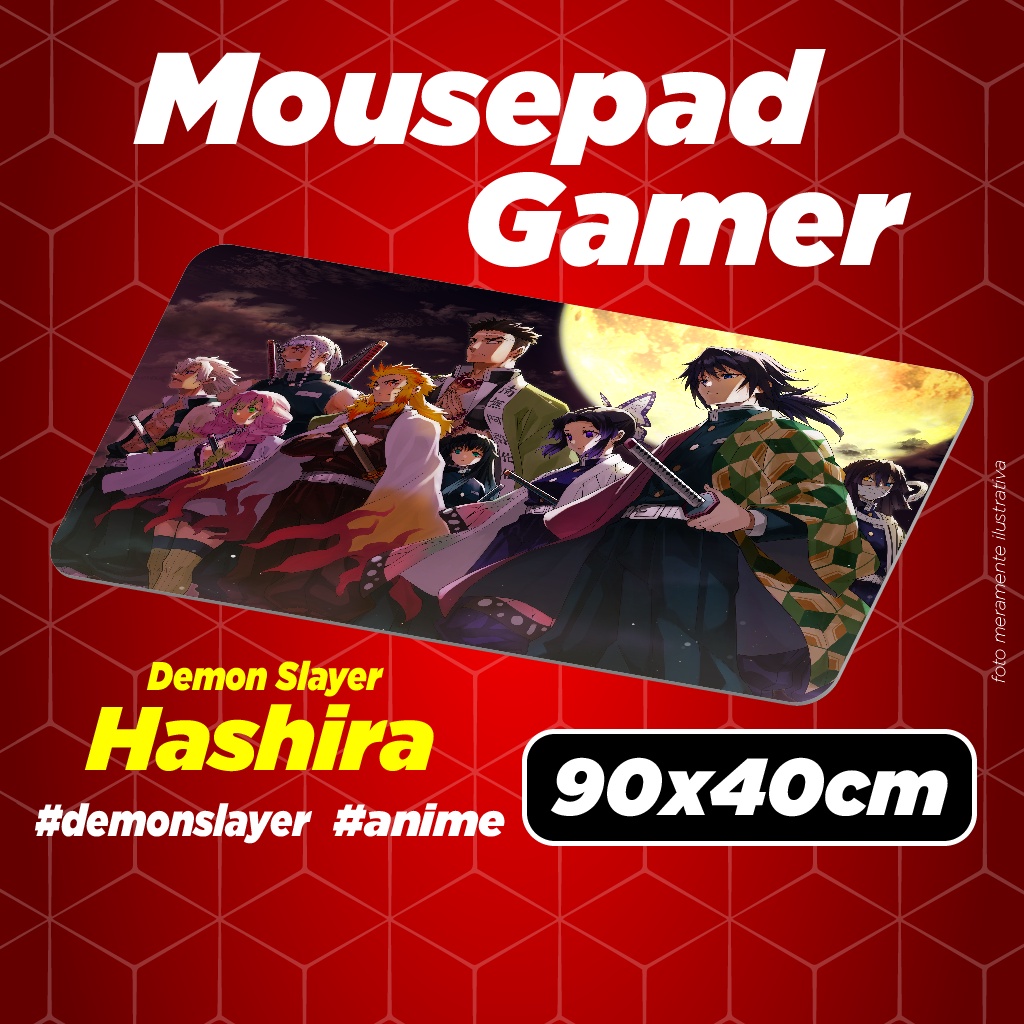 Mouse Pad Gamer Personalizado - Hashiras - Demon Slayer Kimetsu no ...