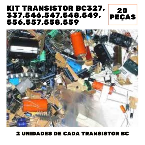 Kit de Transistores BC327, BC337, BC546, BC547, BC548, BC549, BC556, BC557, BC558, BC559 ( 2 ...