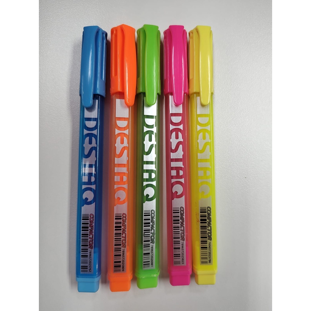 Caneta Marca Texto Lumicolor Destaq Compactor | Shopee Brasil