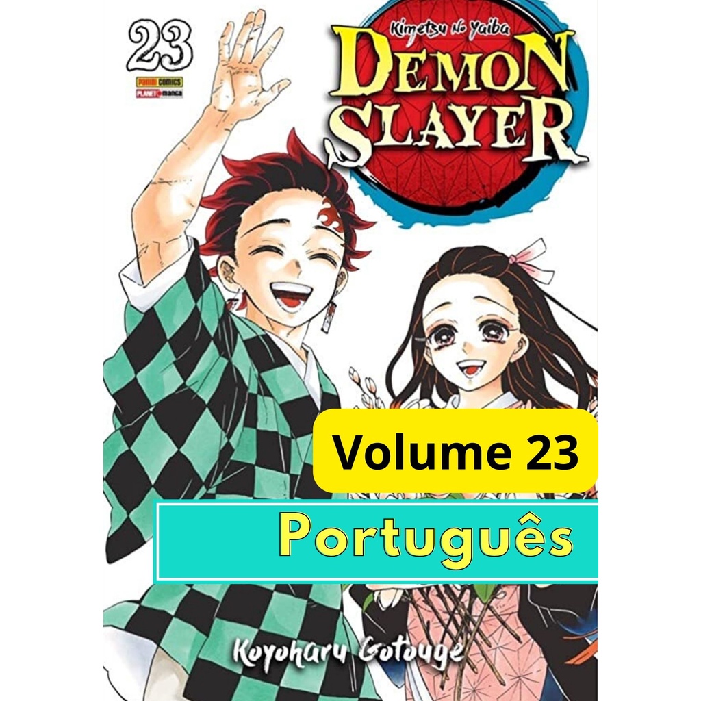 Demon Slayer Kimetsu no Yaiba Mangá Volume 23 Novo Lacrado Português ...