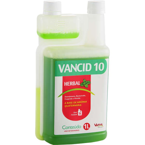 Desinfetante Vancid 10 Herbal- 1 LITRO | Shopee Brasil