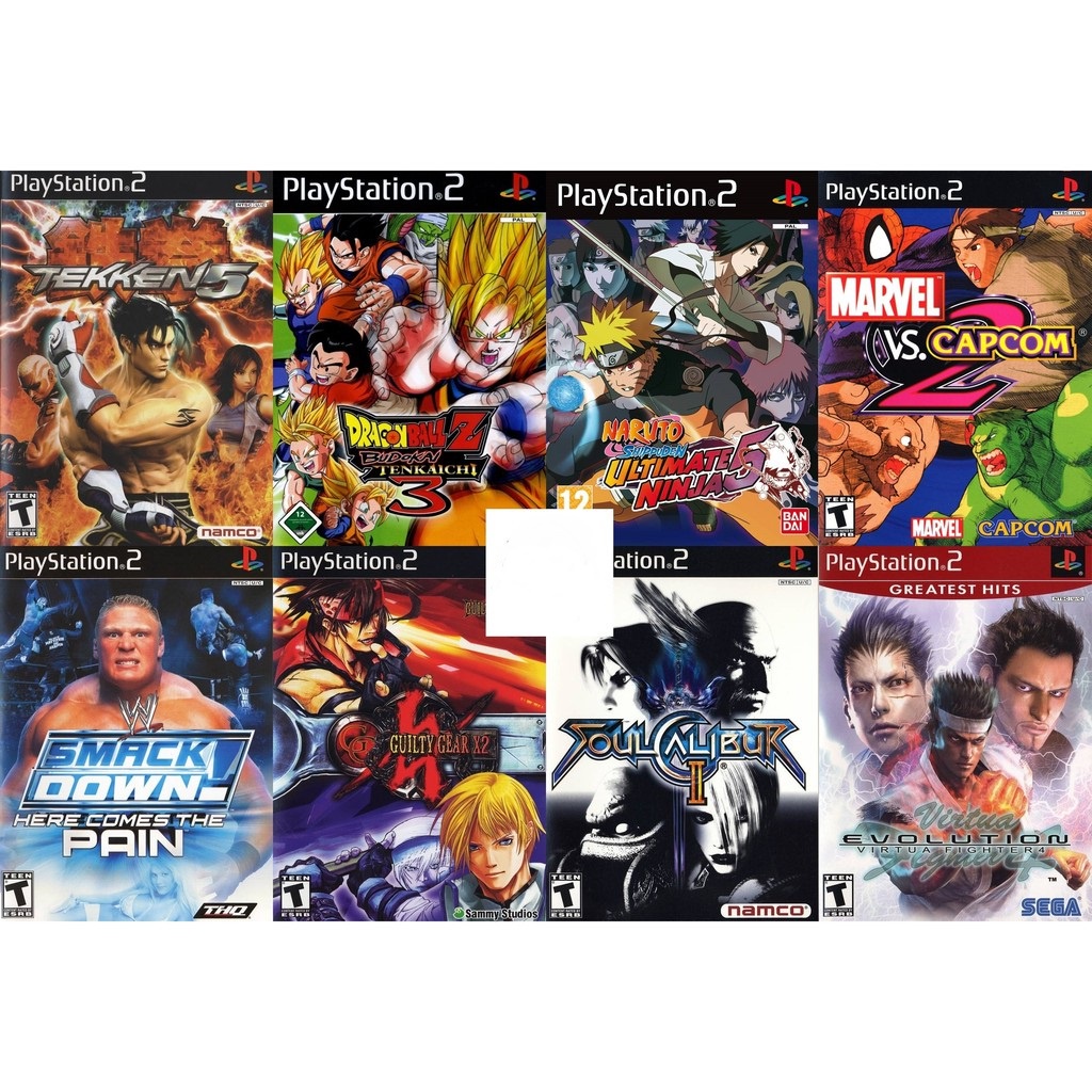 JOGOS DE LUTA PARA PS2 | Shopee Brasil