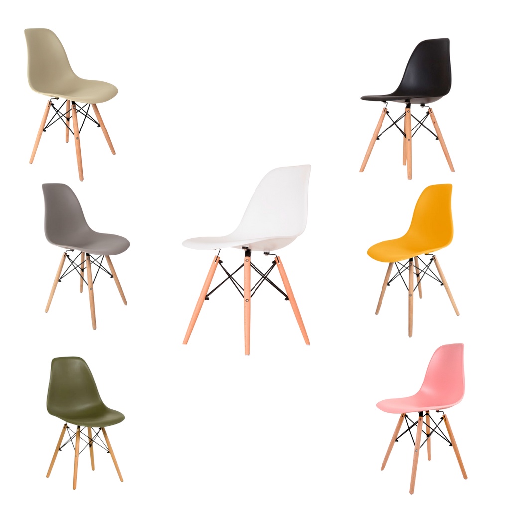 Cadeira Eames Eiffel Modelo Original- Varias Cores | Shopee Brasil