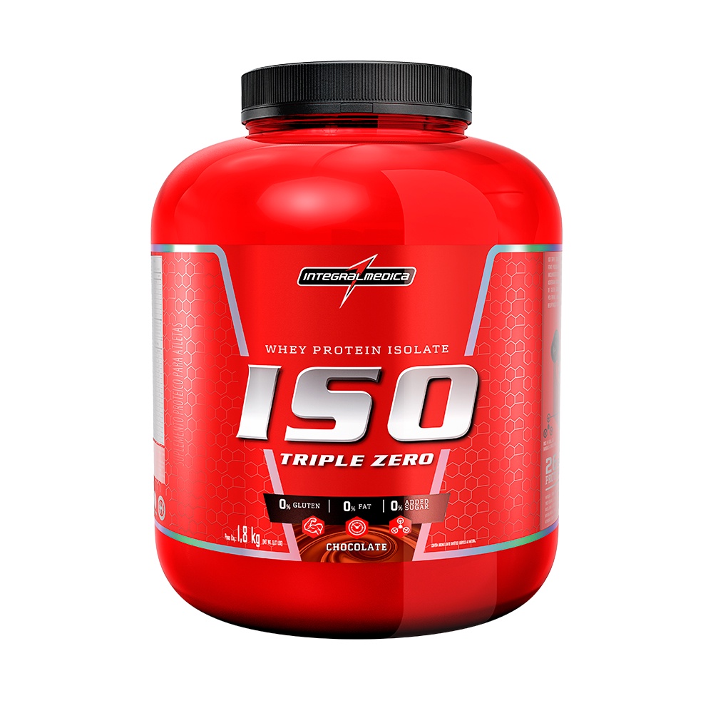 Iso Triple Zero Intregralmedica - Whey Protein Isolado 907g ~ 1,8kg | Shopee Brasil