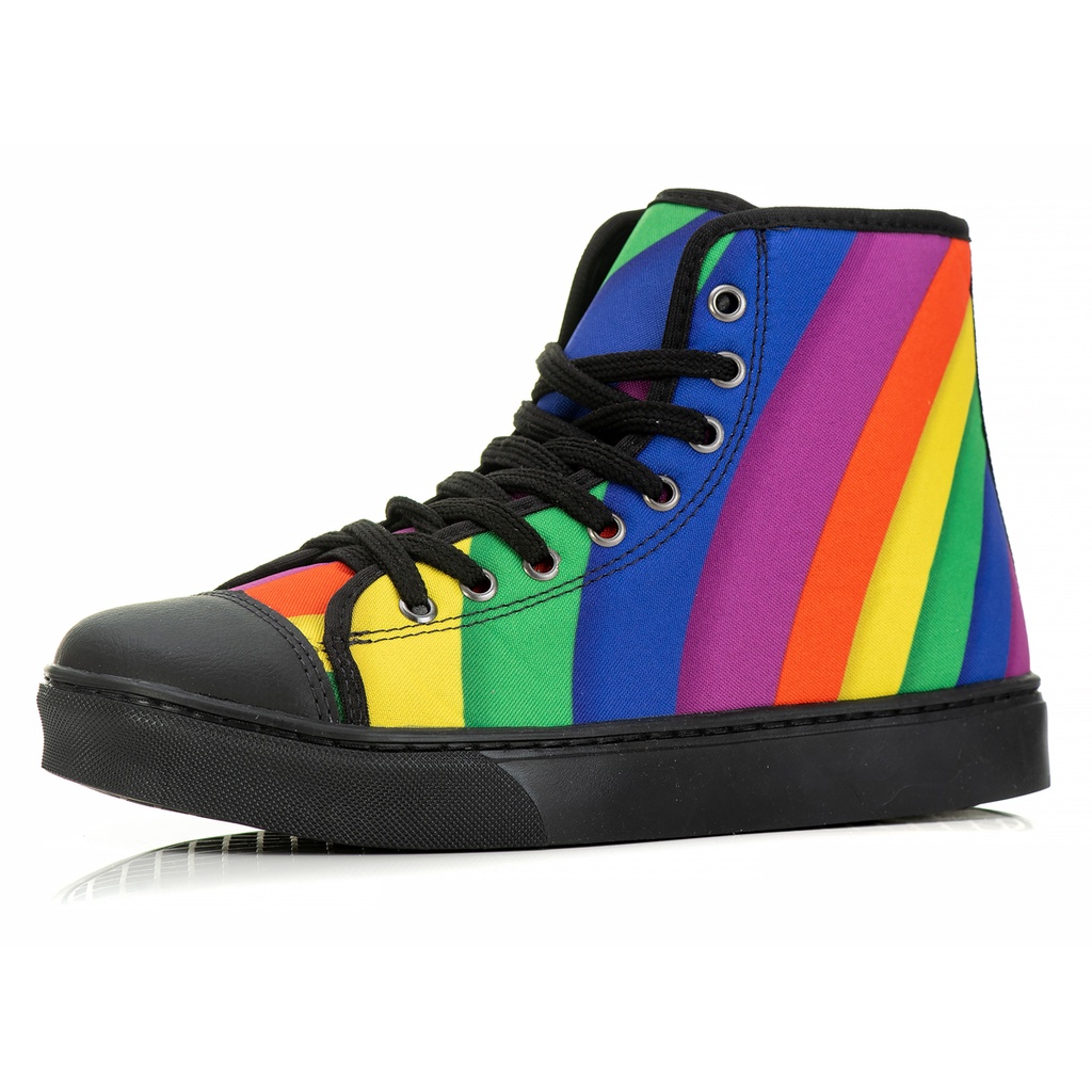 Tenis Cano Alto LGBT Moda Urbana | Shopee Brasil