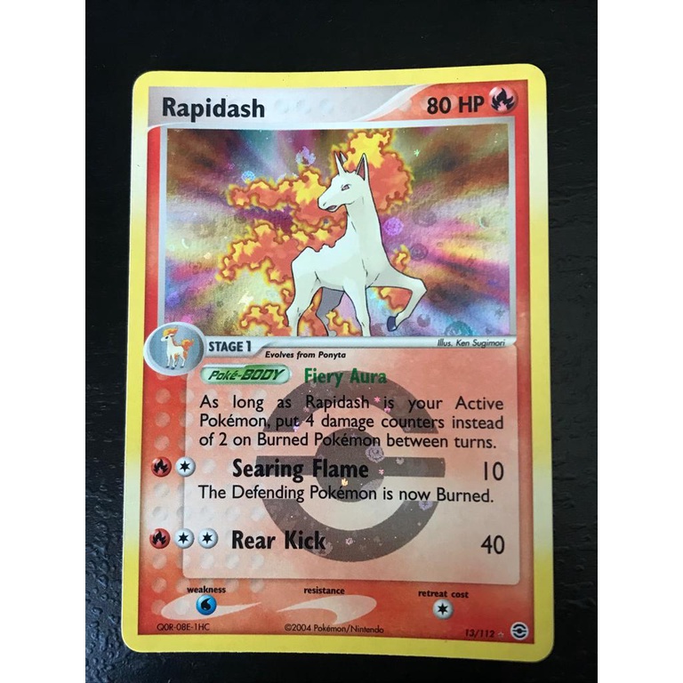 Rapidash HoloFoil - FireRed & LeafGreen (RG) | Shopee Brasil