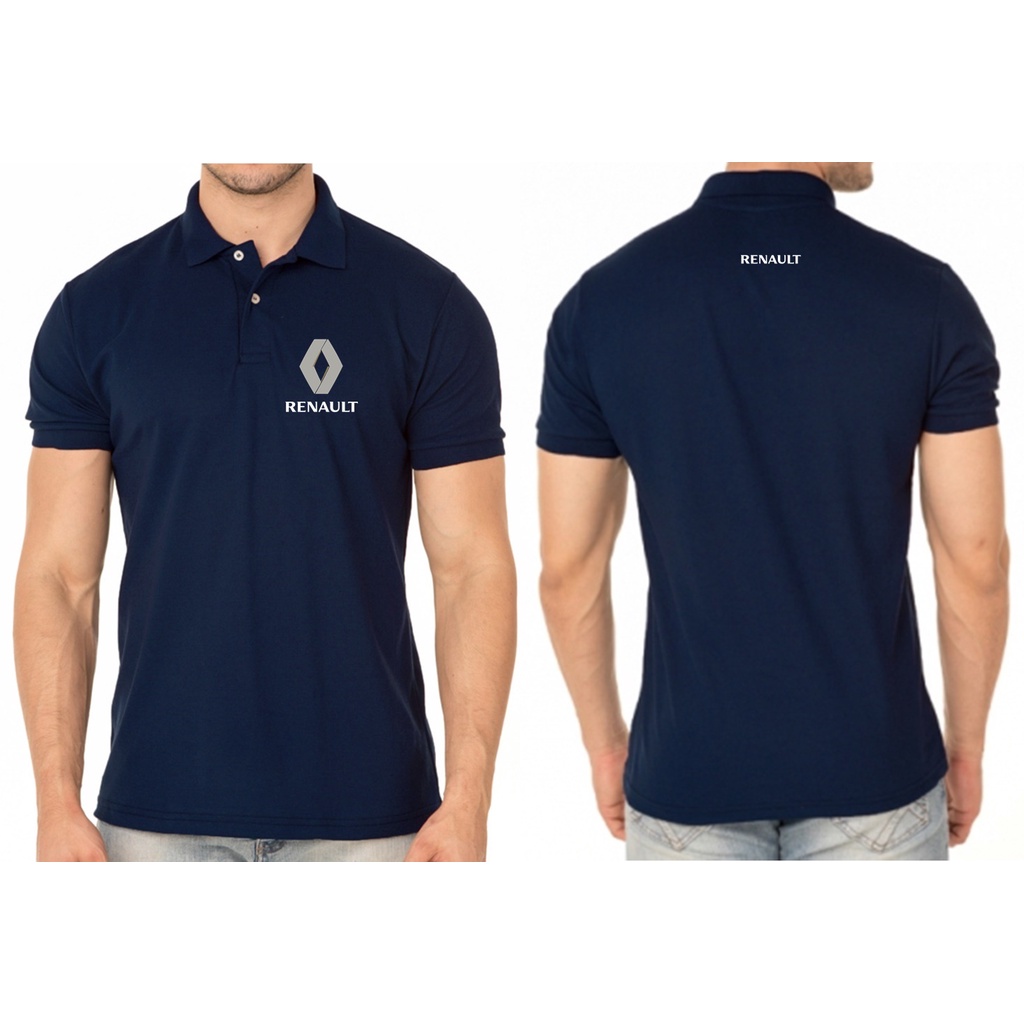 CAMISA POLO MASCULINO RENAULT BORDADO | Shopee Brasil
