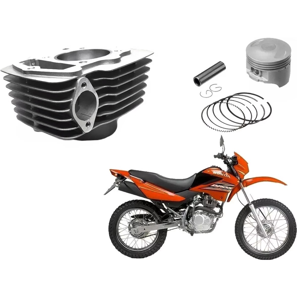 Kit Cilindro Motor Nxr 150 Bros 150 2003 Á 2005 Motor Ohc Cilindro com ...