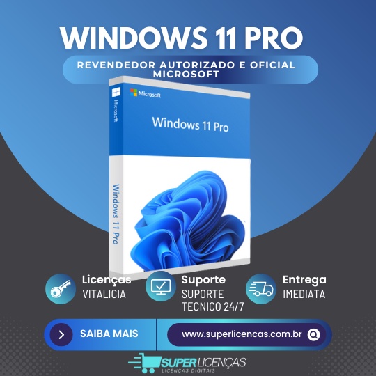 Windows 11 Pro Original Licença - Desconto no Preço