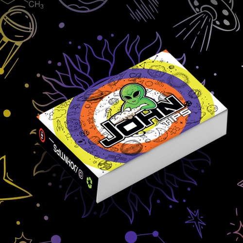 BLOCO C/50 folhas de papel John LONGA COLORIDA 02 - 100% ecológico e ...