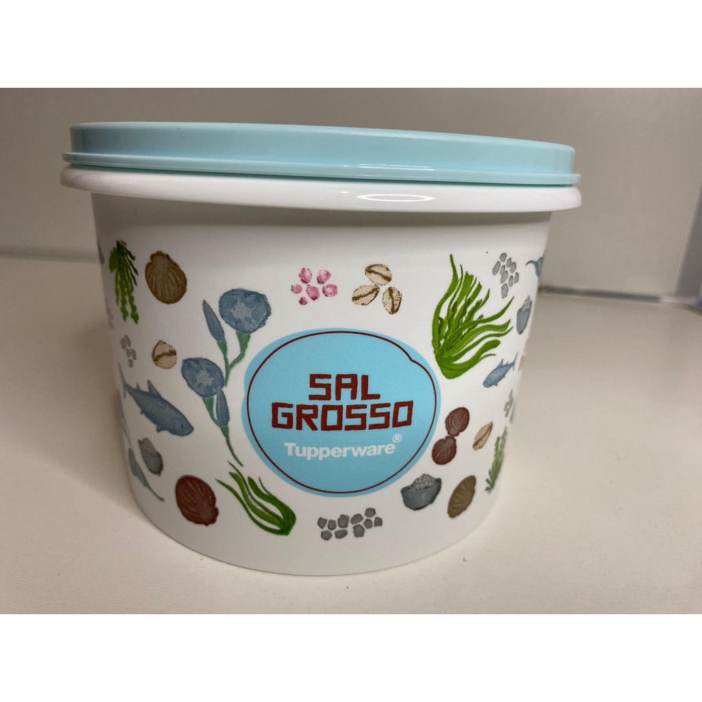 TUPPER CAIXA SAL GROSSO FLORAL 1KG | Shopee Brasil