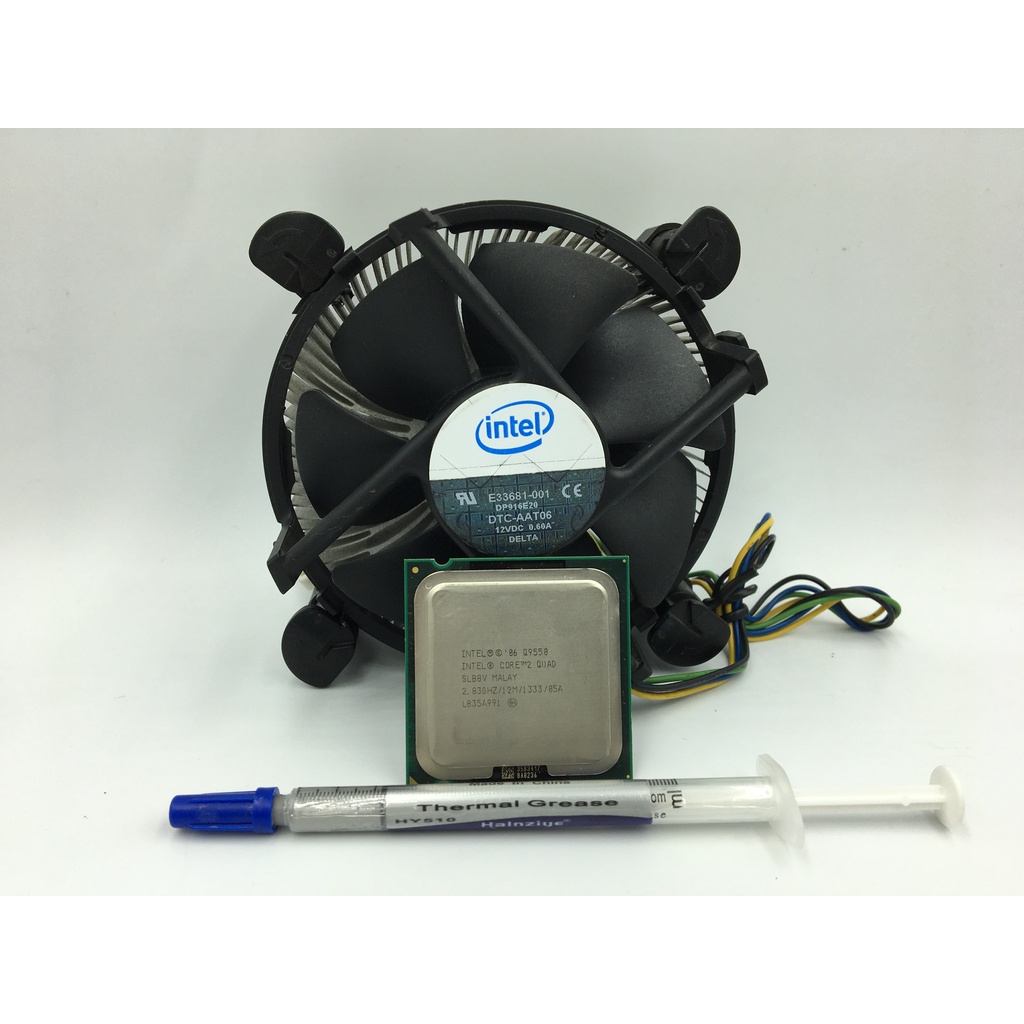 Processador Intel Core 2 Quad Q9550 + Cooler + Pasta Térmica | Shopee ...