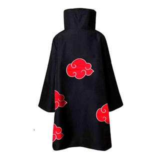 Manto Da Akatsuki Kit Ninja Fantasia Naruto Gola Dura/Ziper | Shopee Brasil