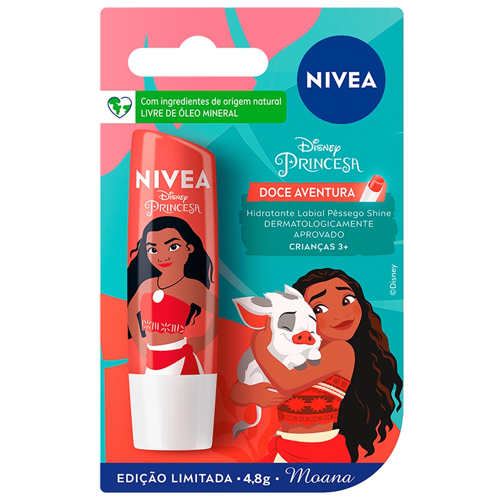 Hidratante Labial Infantil Nivea Disney Moana (4,8g) | Shopee Brasil