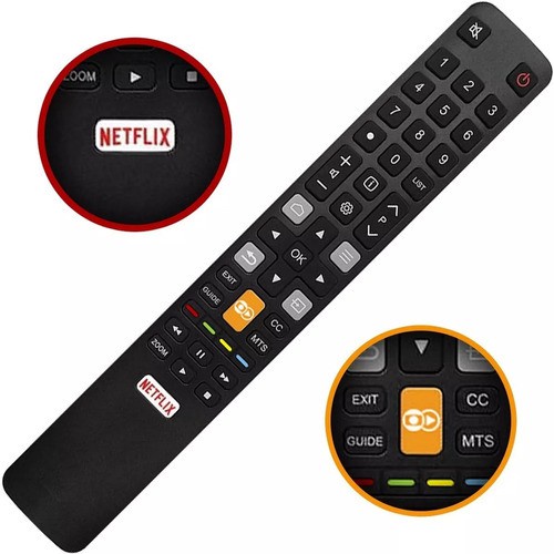 Controle Remoto Tv Tcl Smart 4k Lcd Led | Shopee Brasil