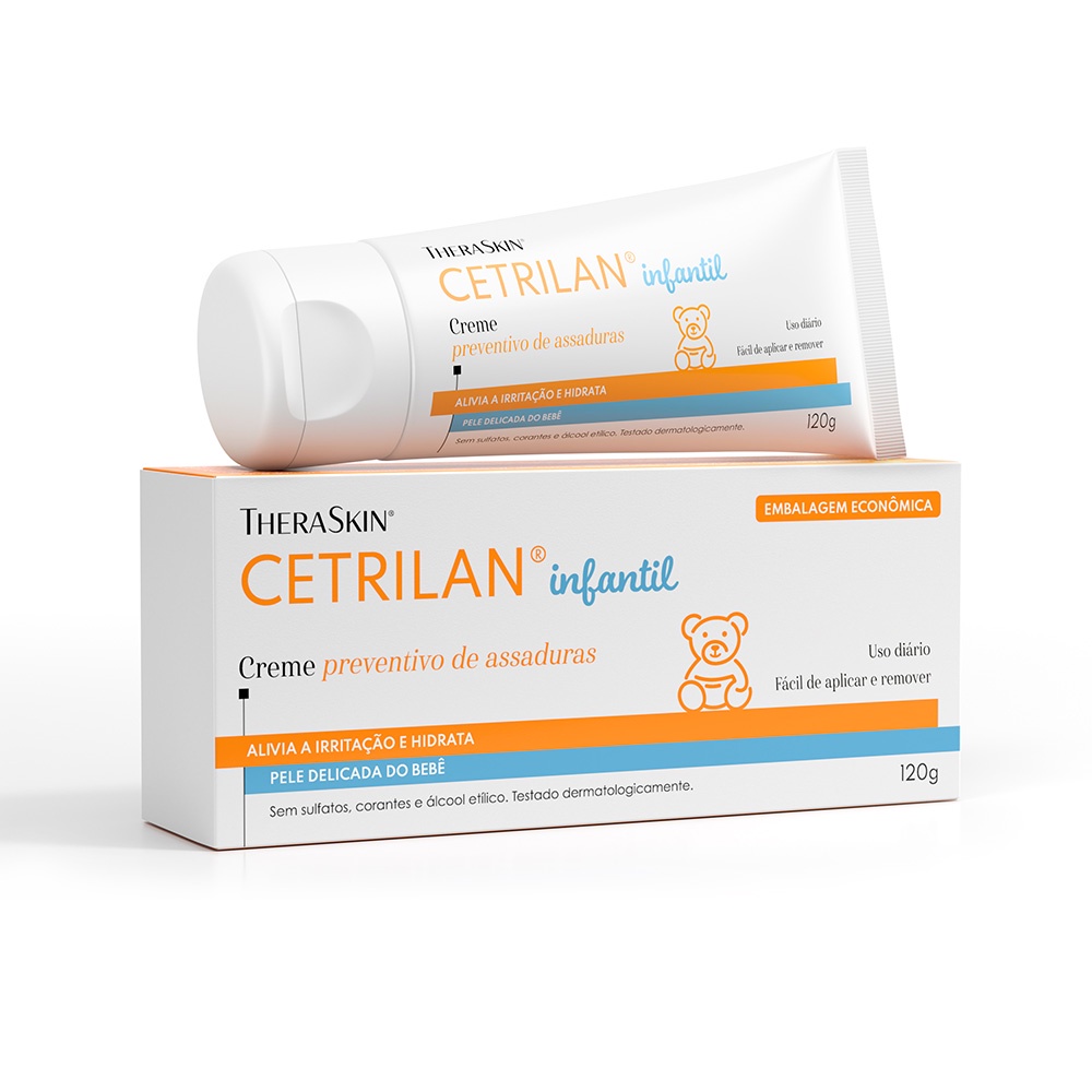 Creme para Prevenção de Assaduras Cetrilan 120g | Shopee Brasil