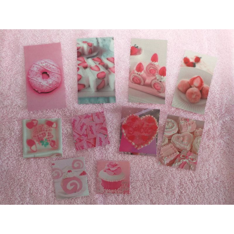Adesivo rosa aesthetic decalque sticker figurinha | Shopee Brasil