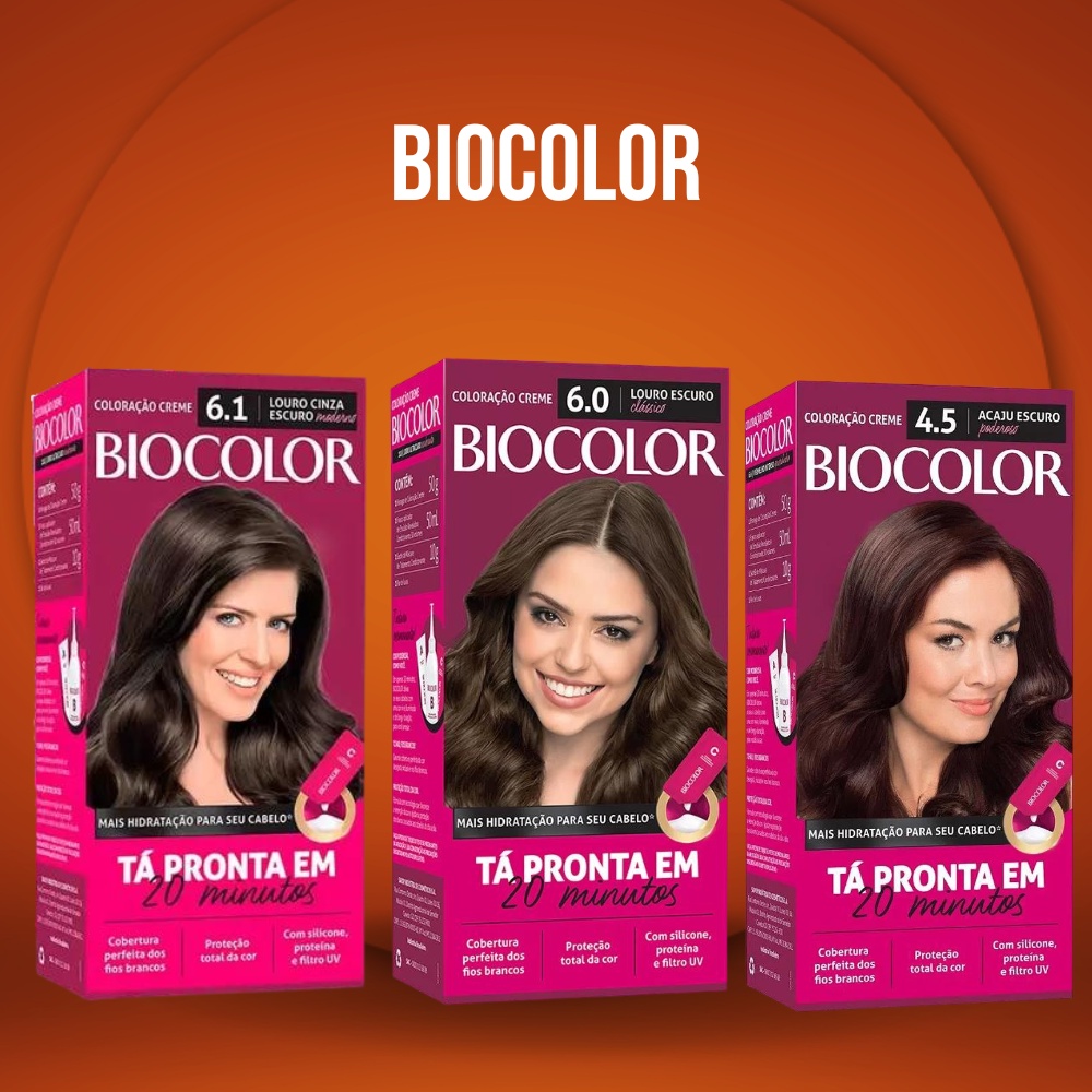 Tintura Biocolor - Coloração Creme | Shopee Brasil