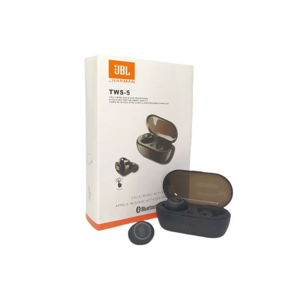 Fone TWS-5 Bluetooth | Shopee Brasil