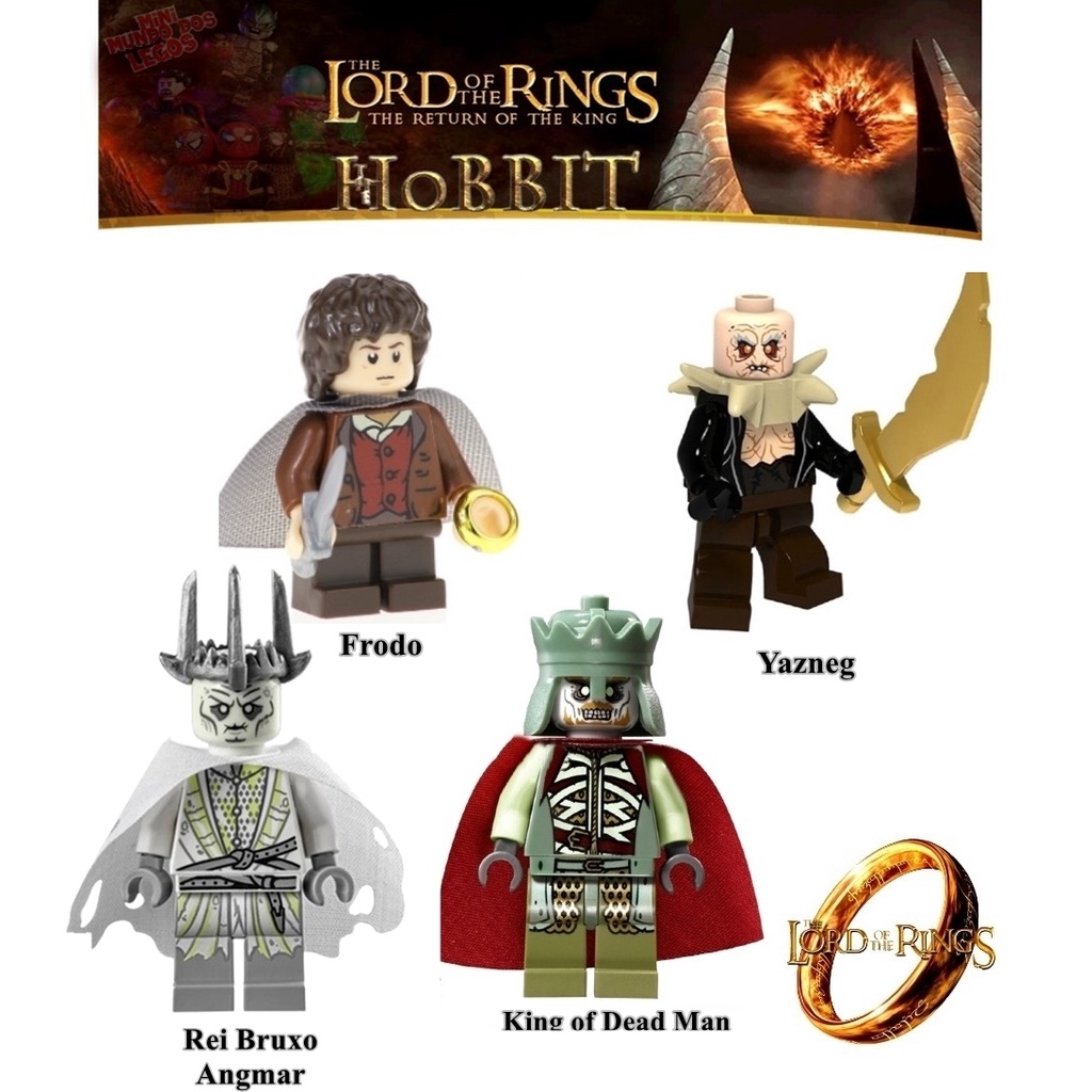 Senhor dos Aneis Minifigure Lord Of The Rings Tolkien Boneco de ação ...