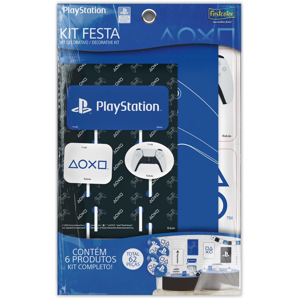 Playstation Kit Festa Video Game - 62 Peças | Shopee Brasil
