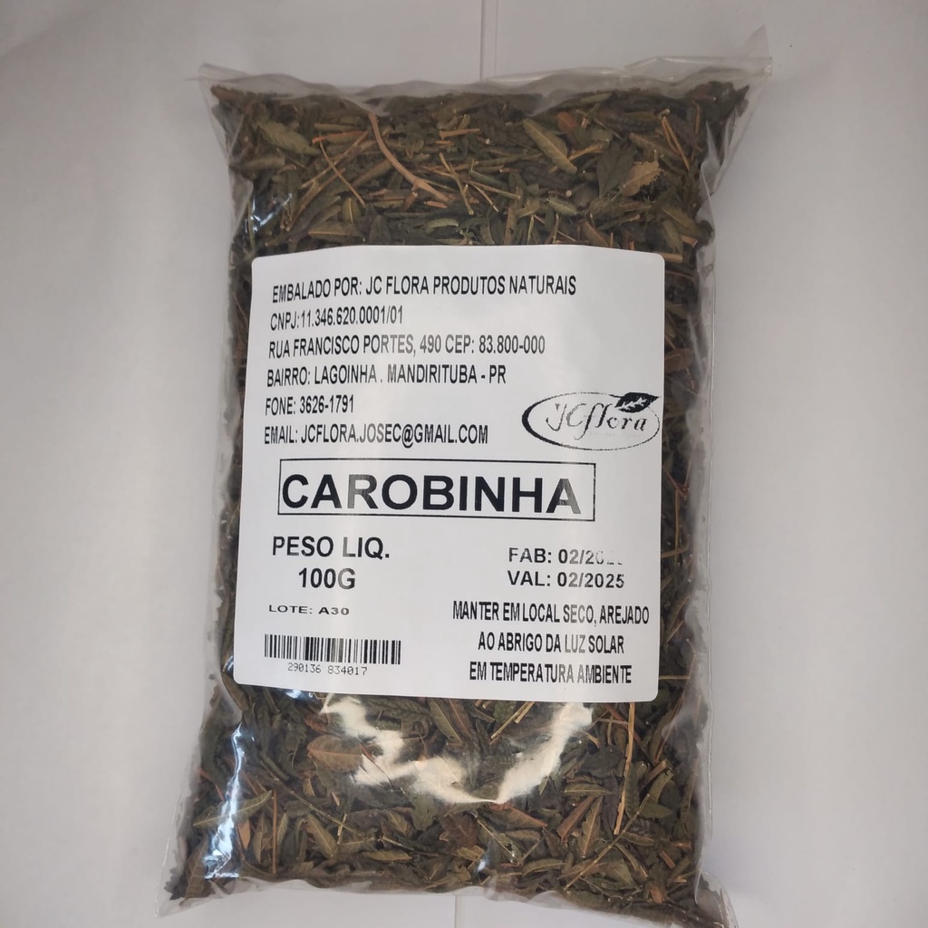 CAROBINHA PACOTE 100G | Shopee Brasil