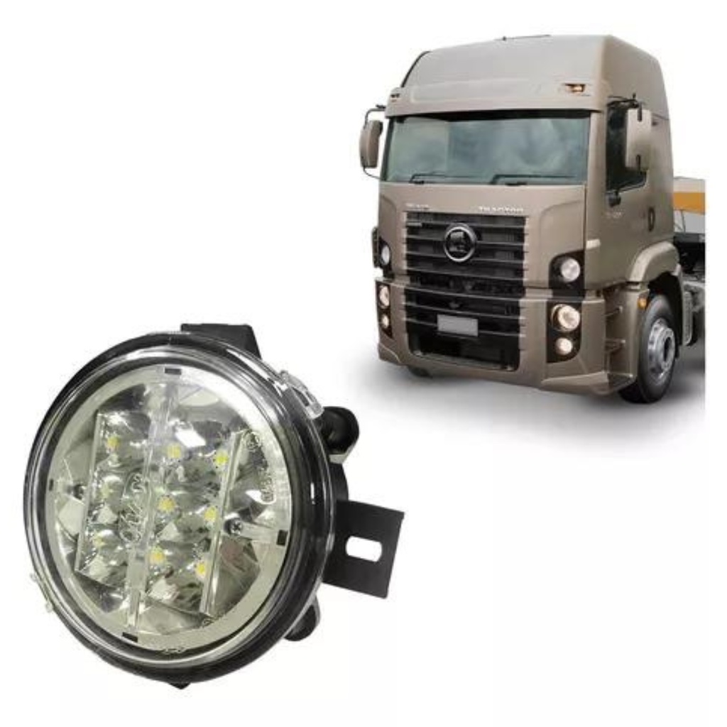 Farol De Milha Led Caminhão Vw Constellation | Shopee Brasil